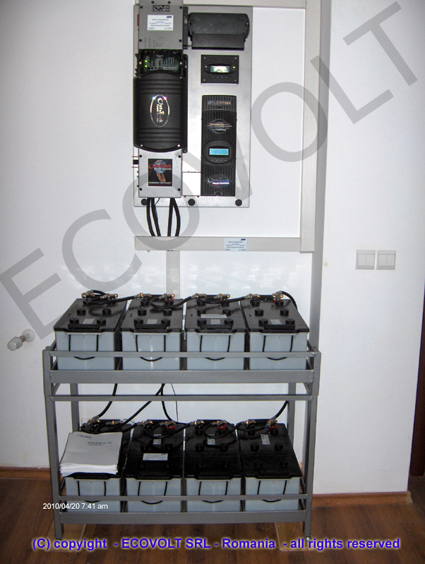 ECOVOLT - Sistemul Outback Flexpower One - 3KW proiect fotovoltaic
