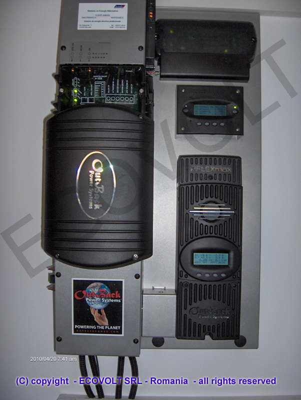 ECOVOLT - Sistemul Outback Flexpower One - 3KW proiect fotovoltaic